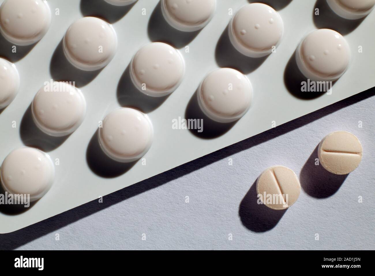 Carbimazole hyperthyroid drug pills and blisterpack. Carbimazole is ...
