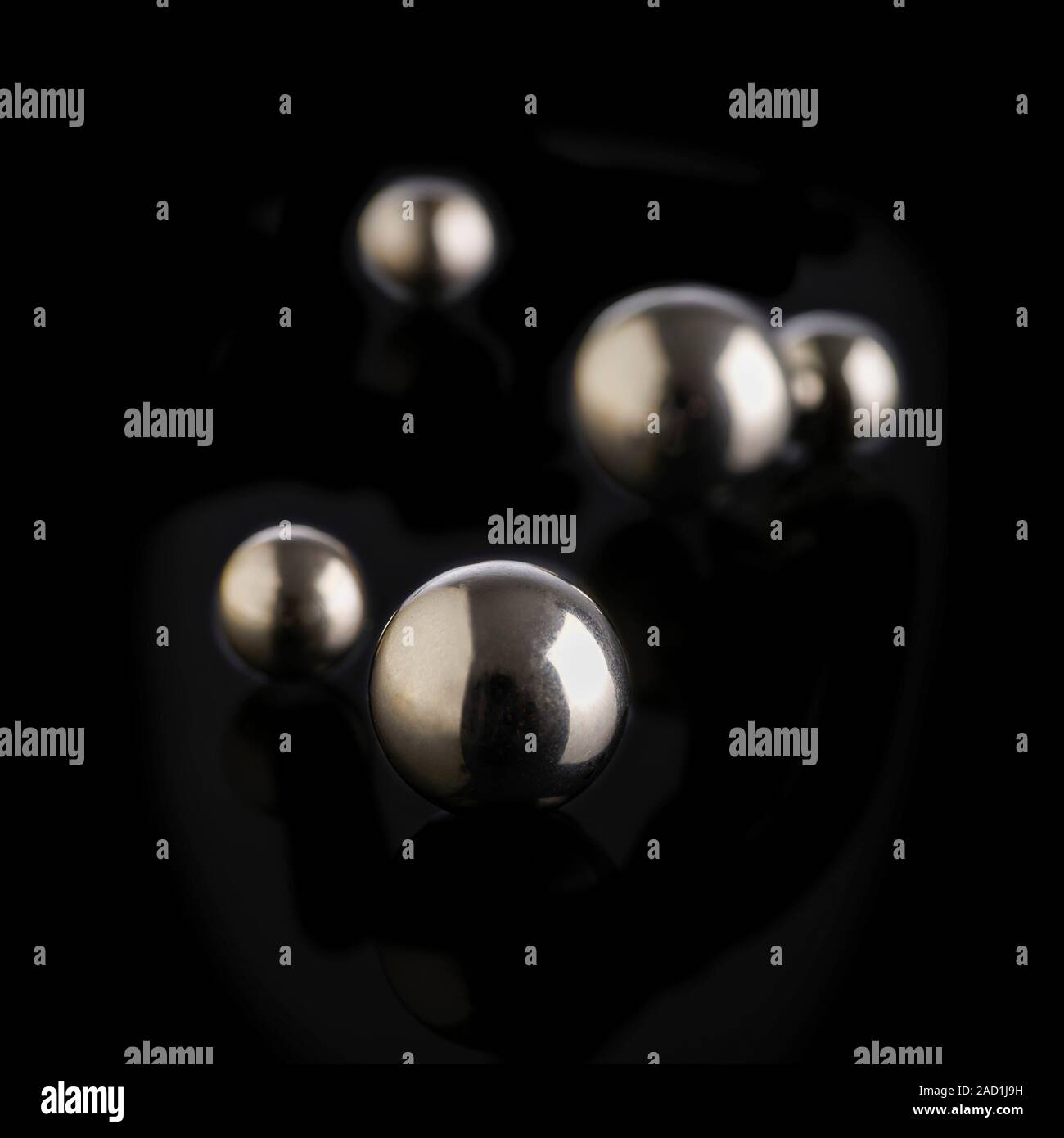 Ball bearings. These are steel spheres used in roller bearings to ...