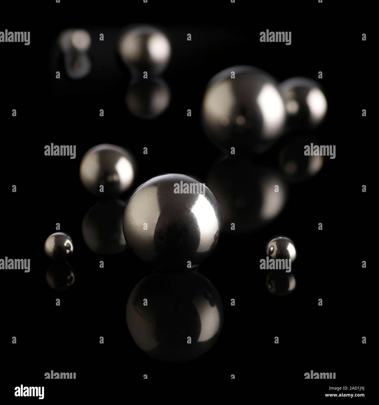 Ball bearings. These are steel spheres used in roller bearings to ...