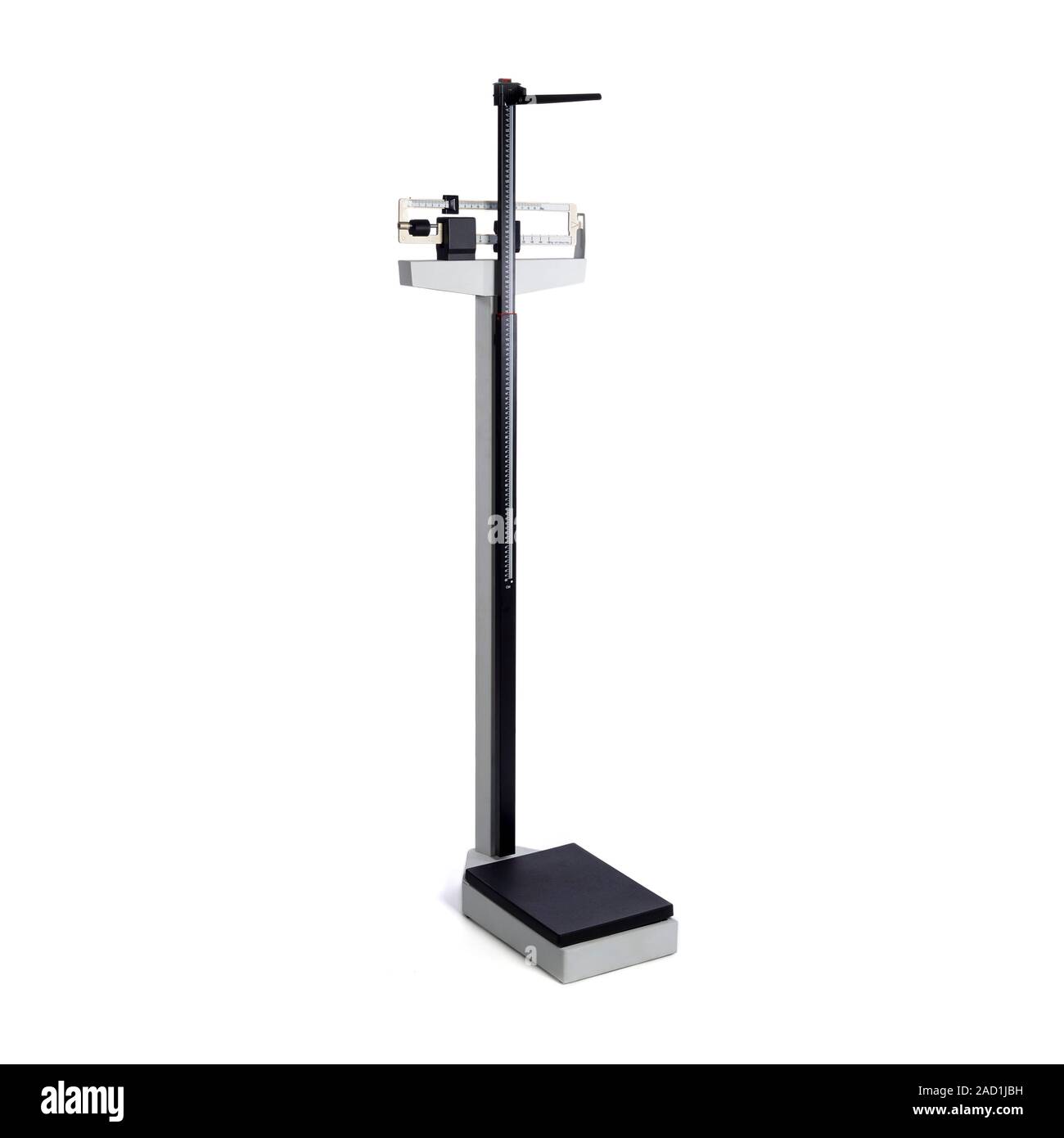 A set of column scales, here with a height measuring column attached ...