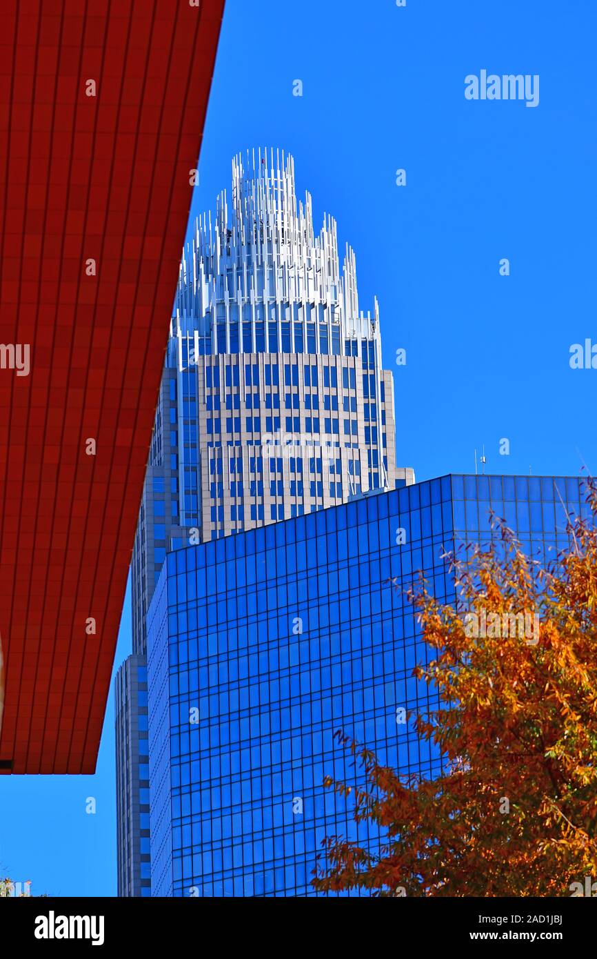 The Bank of America Corporate Center Tower in Charlotte, NC USA Stock ...