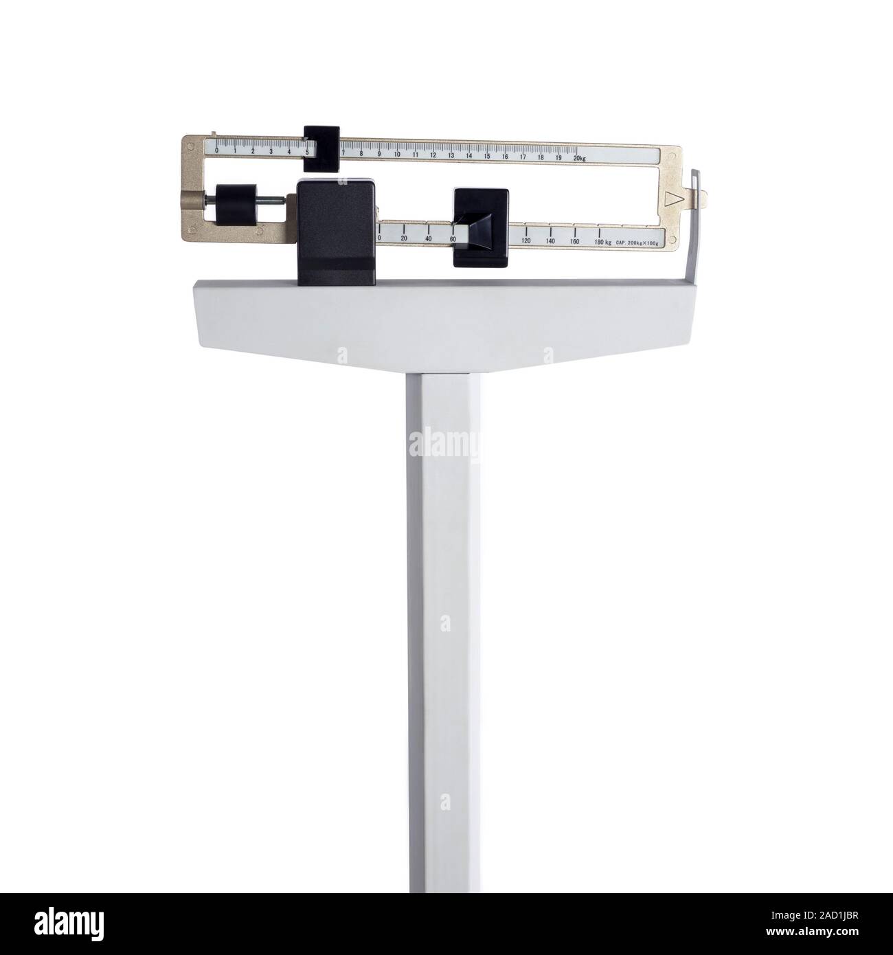 Top of a set of column scales. These are most often used in healthcare ...