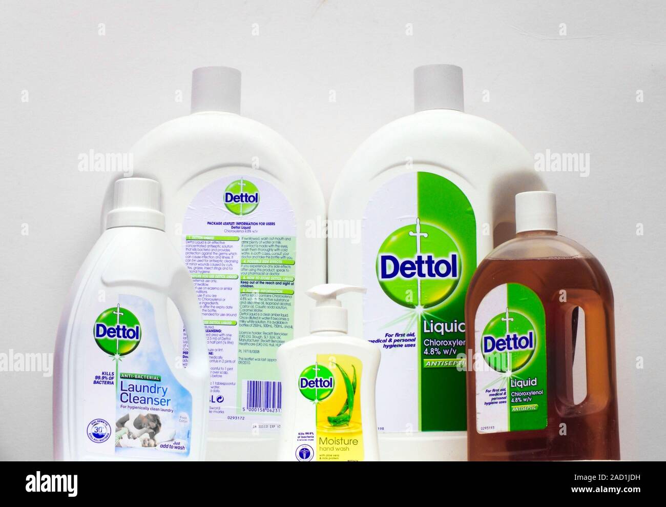 Disinfectant products products Stock Photo - Alamy