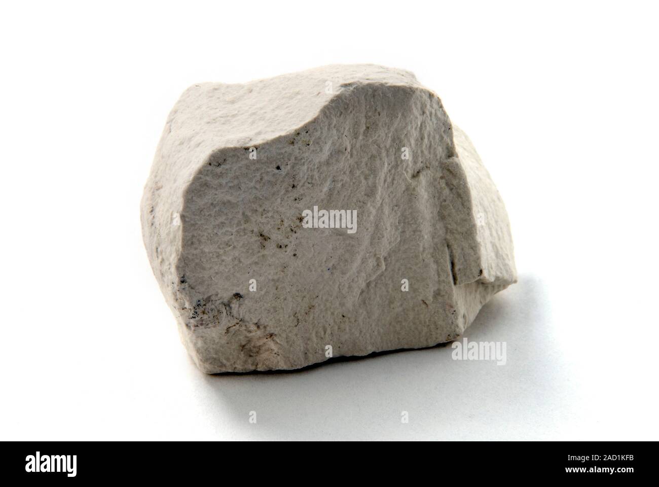 Sample of chalk. Chalk is a form of soft sedimentary carbonate rock ...