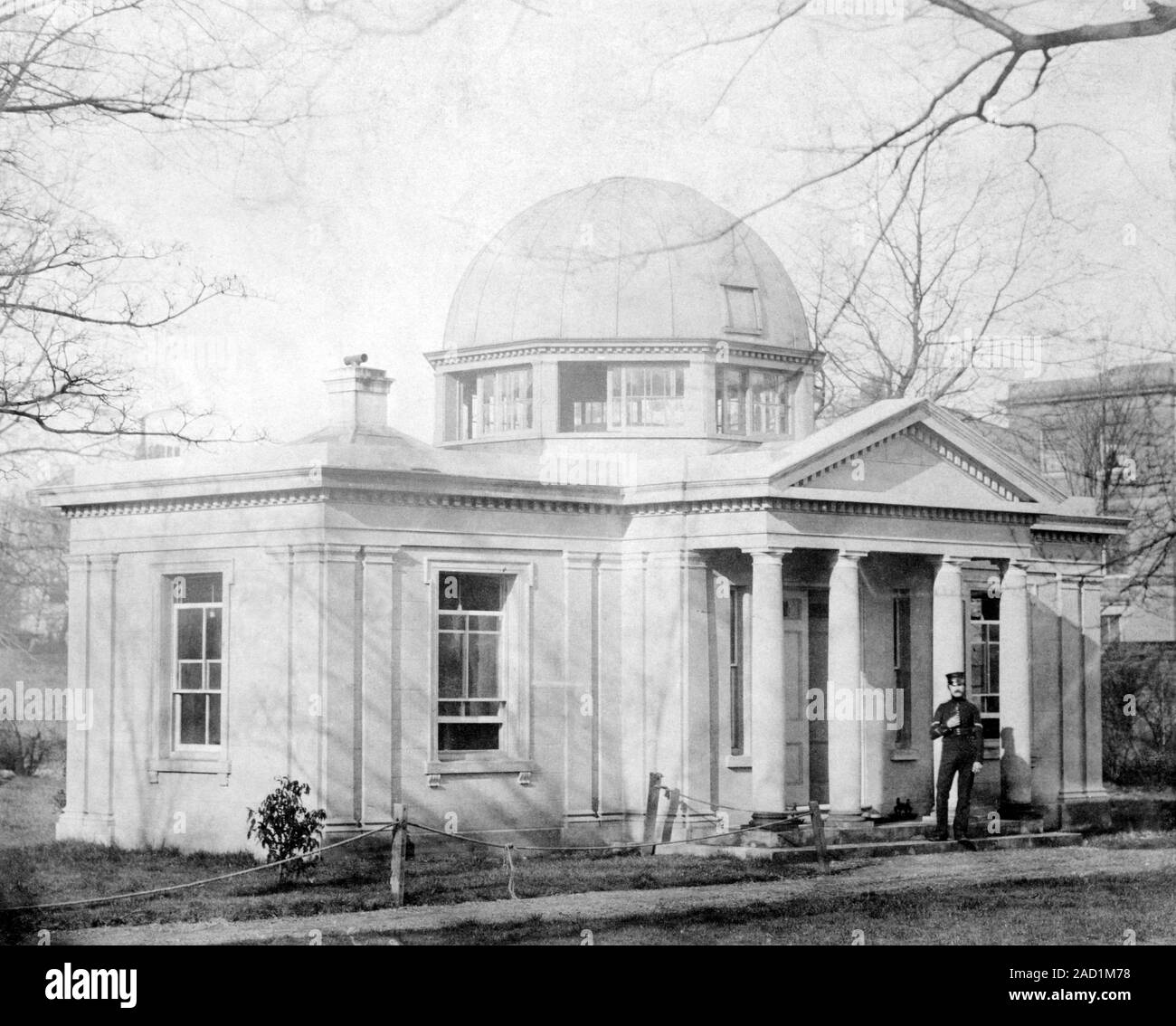 Ordnance Survey observatory, Southampton, 1885. The Ordnance Survey ...