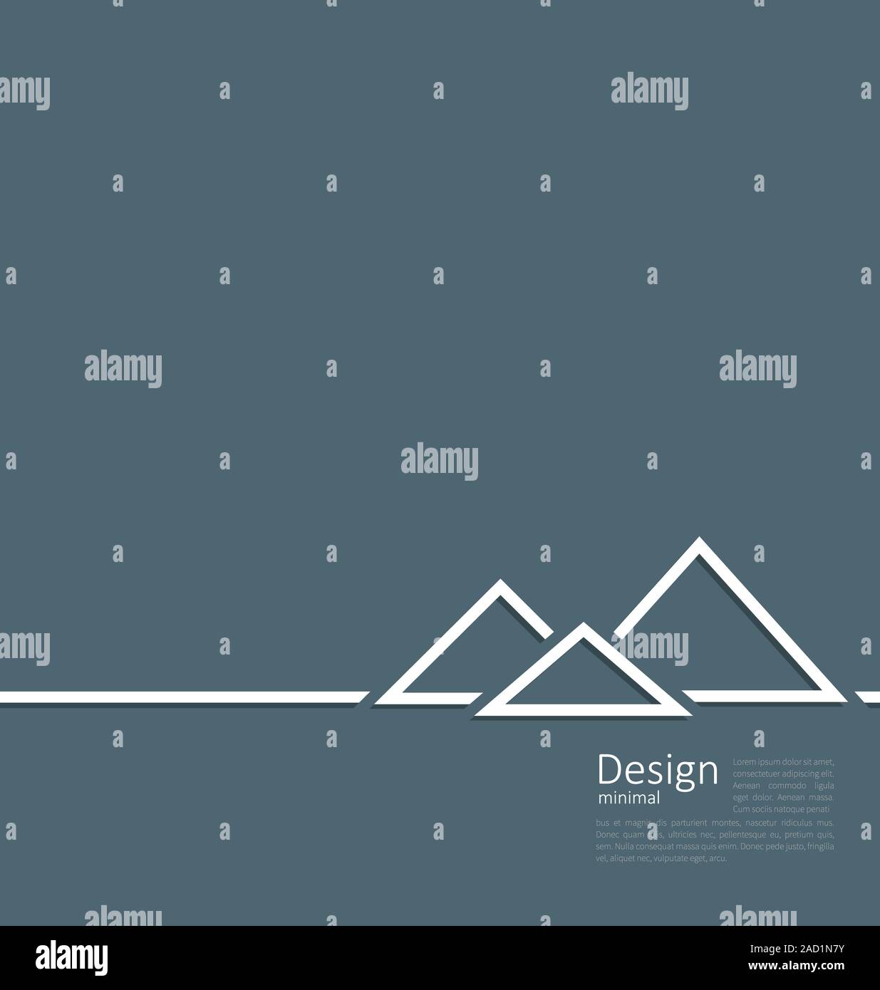 Logo of egyptian pyramid, symbol of tourism, minimal flat style Stock ...