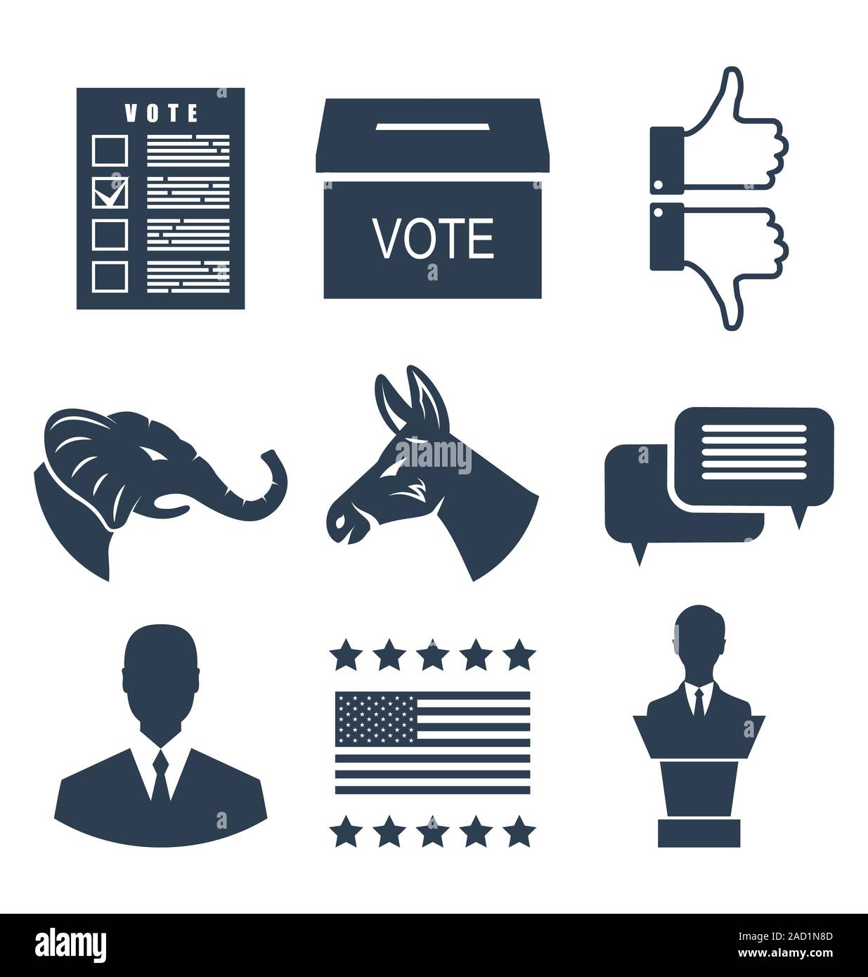 Political symbols Cut Out Stock Images & Pictures - Alamy