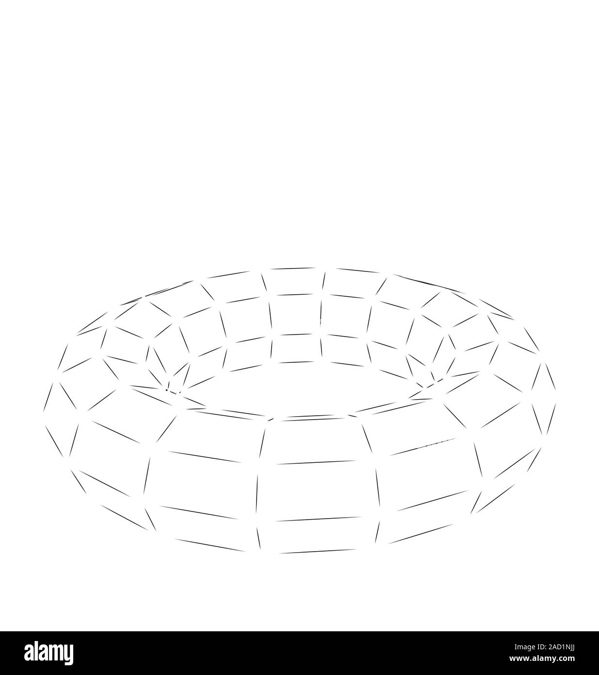 Wireframe circle hi-res stock photography and images - Alamy