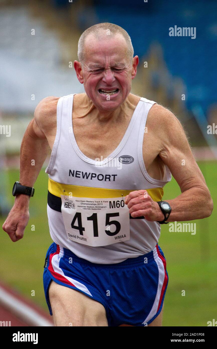 David Proffitt (b. 1953), British masters athlete from Wales, races ...