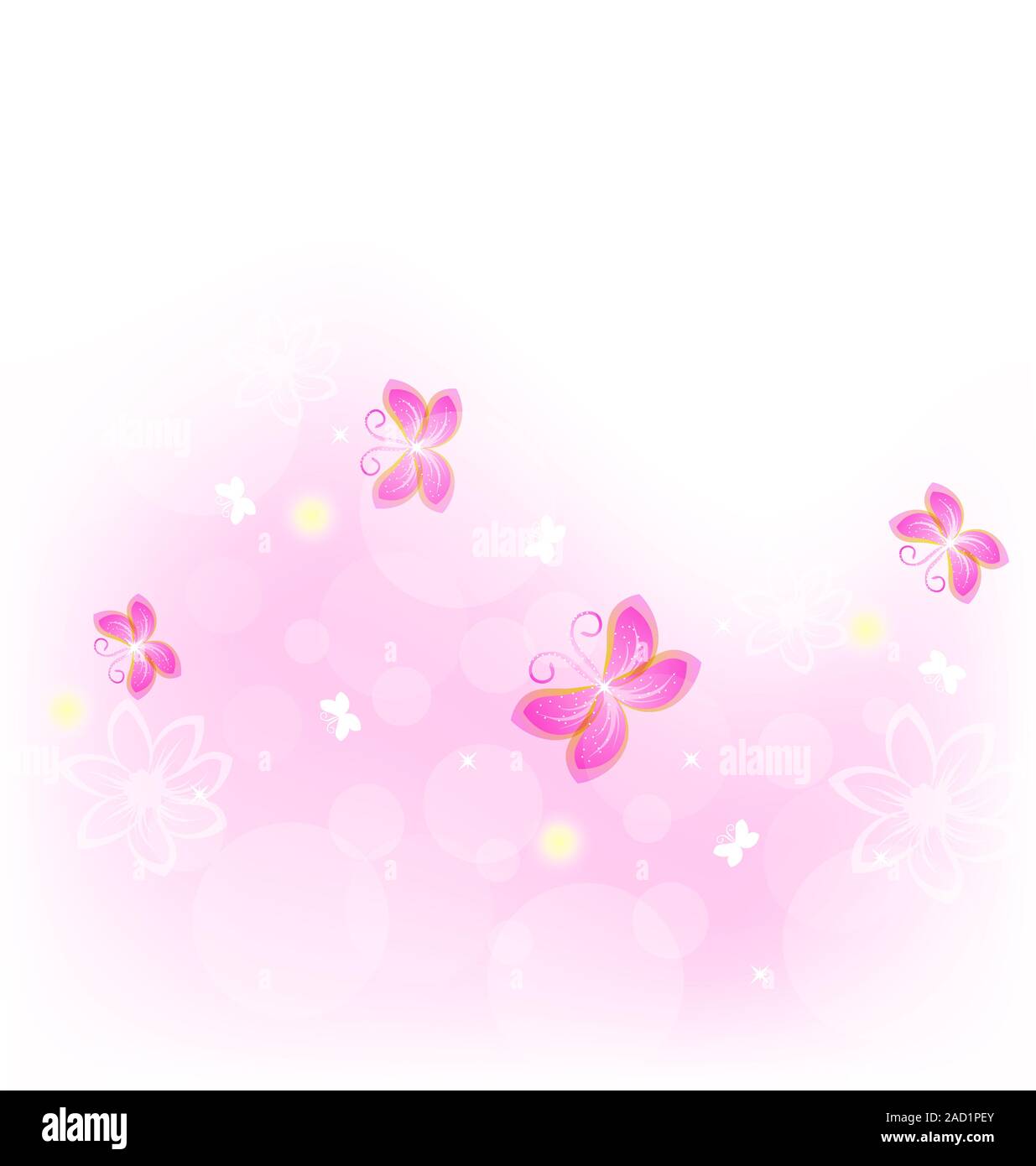 Abstract nature background with butterfly for design celebration Stock ...
