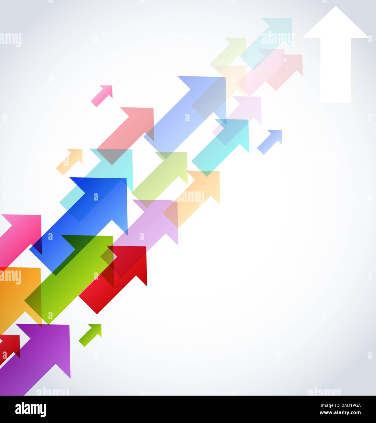 Set colorful arrow hi-res stock photography and images - Alamy