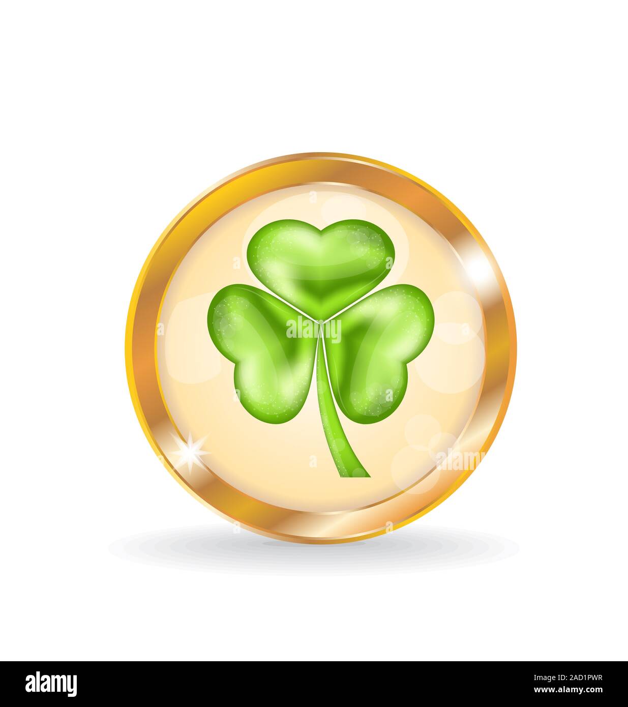 Trefoil symbol Cut Out Stock Images & Pictures - Alamy