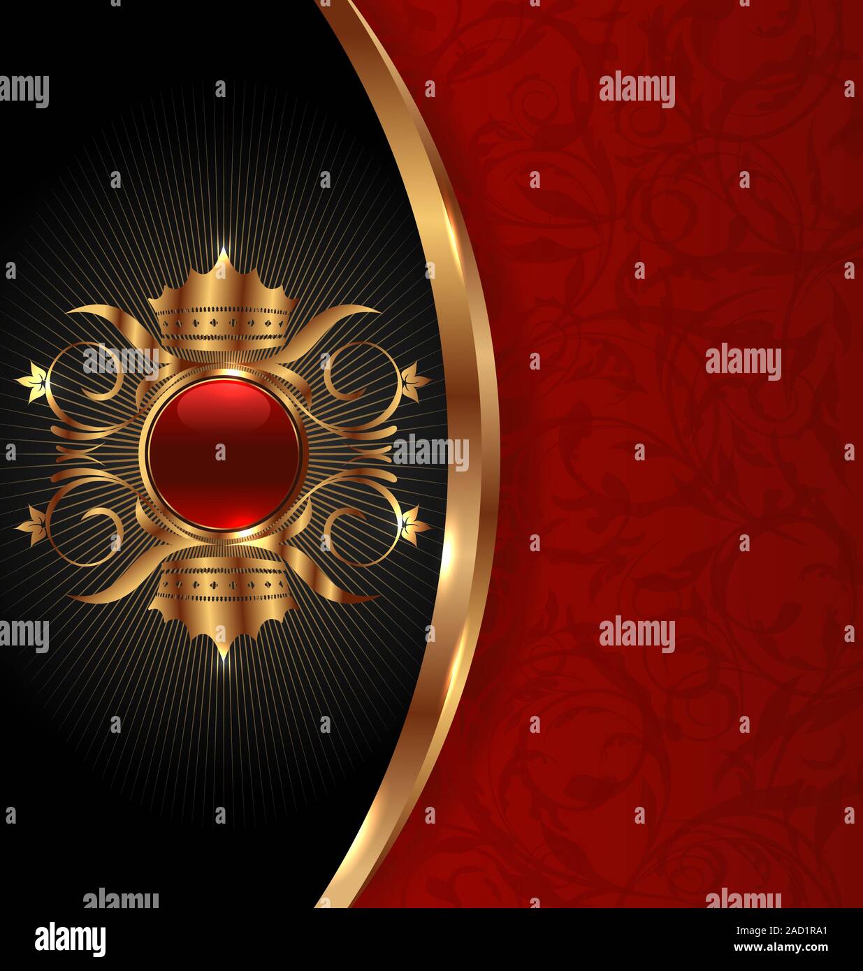 Royal luxury red invitation card hi-res stock photography and images ...