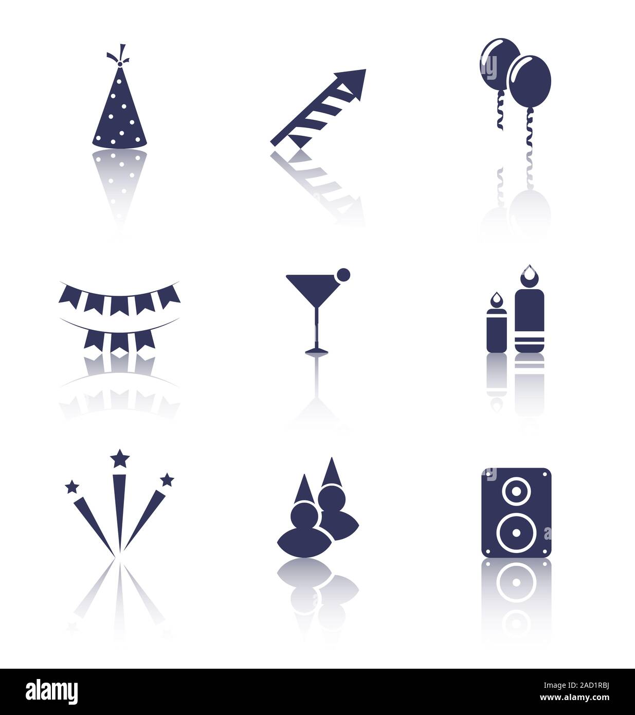 Group friends birthday party Cut Out Stock Images & Pictures - Alamy