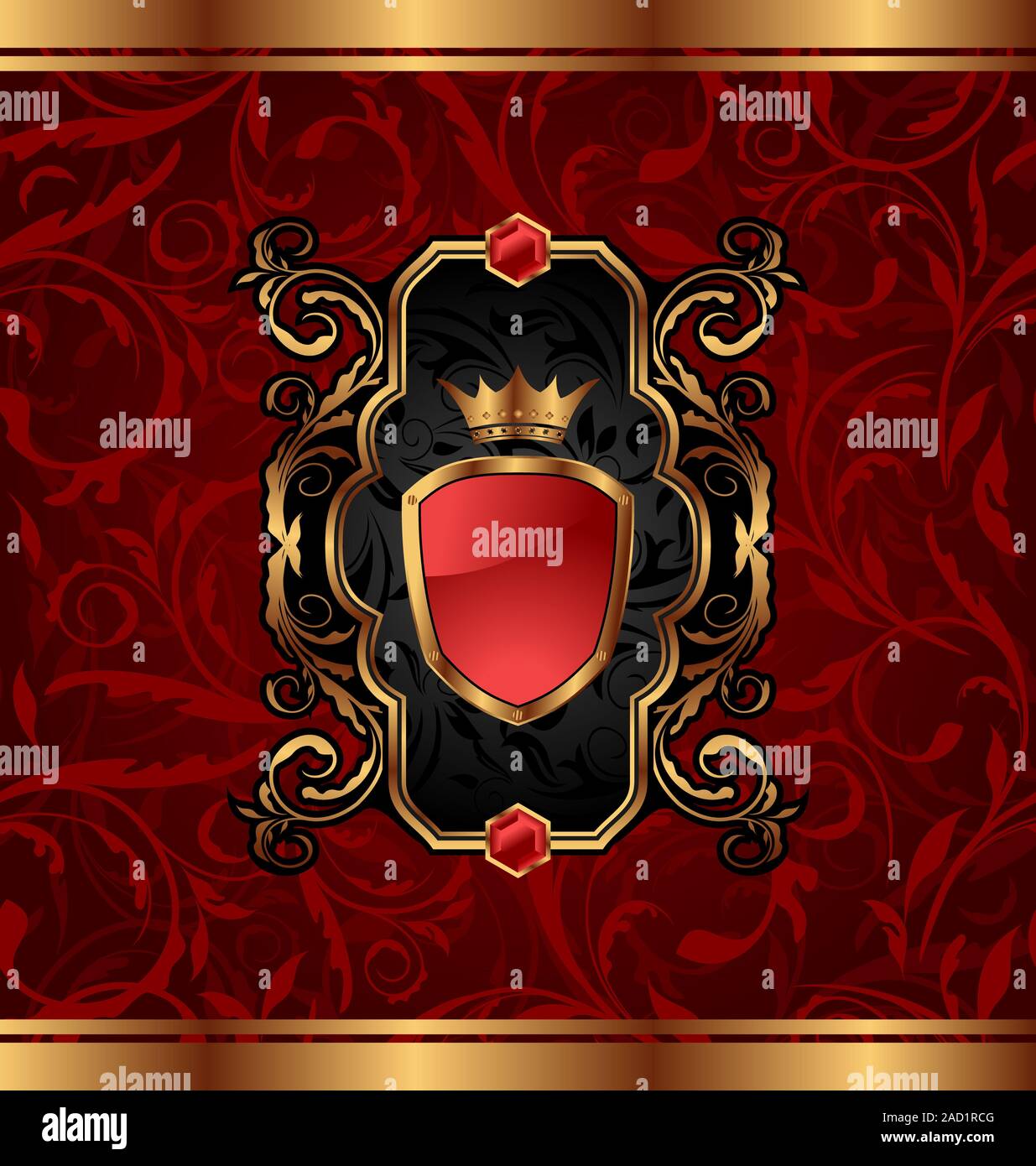 Crown shield hi-res stock photography and images - Alamy