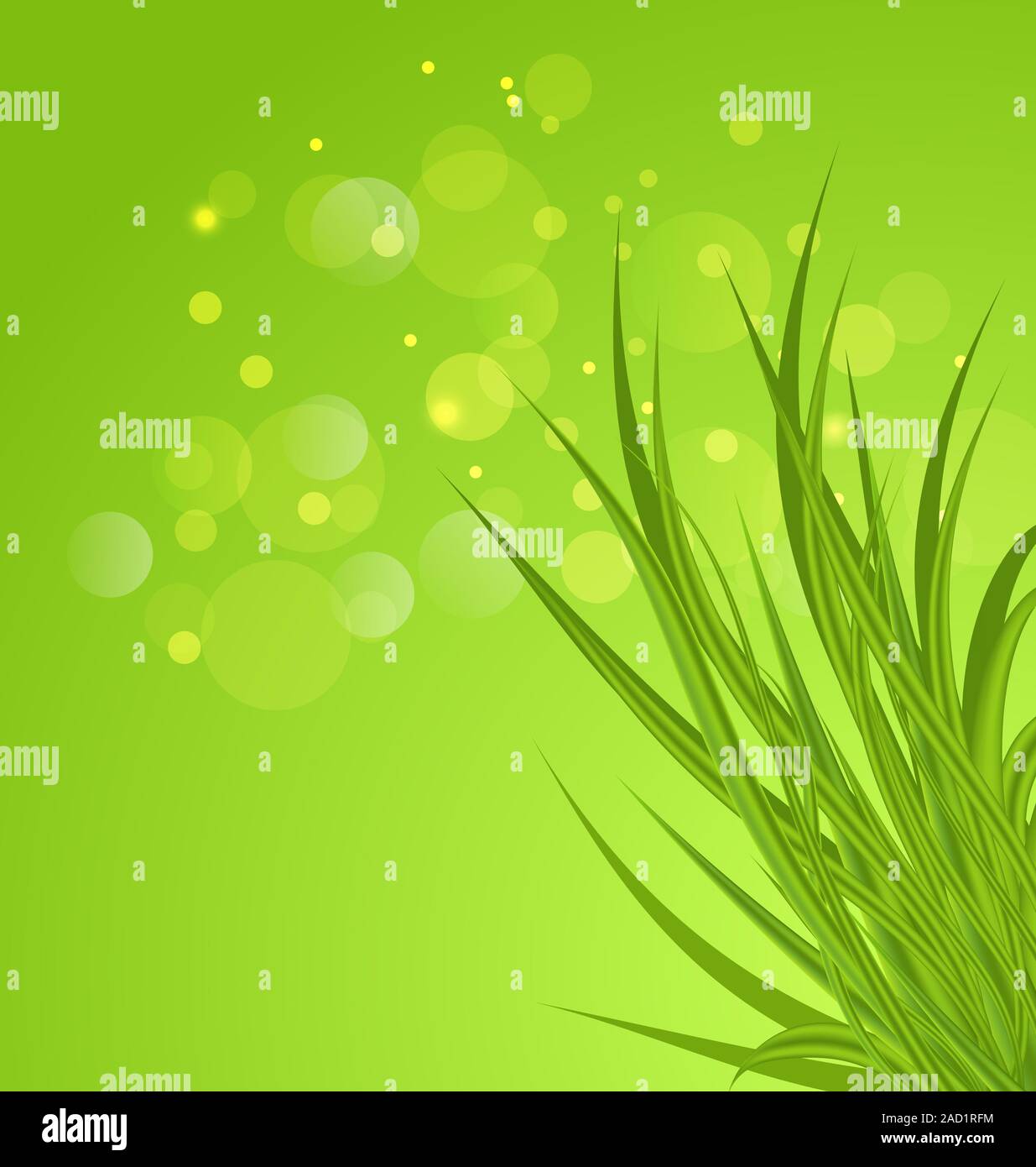 Spring background background with green grass Stock Photo - Alamy