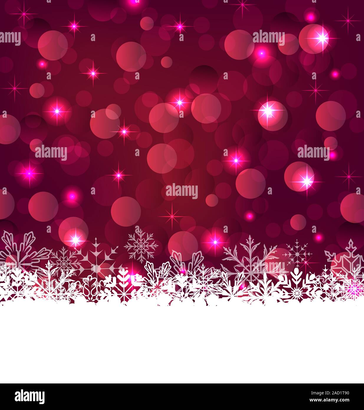 Christmas glowing background with snowflakes Stock Photo - Alamy