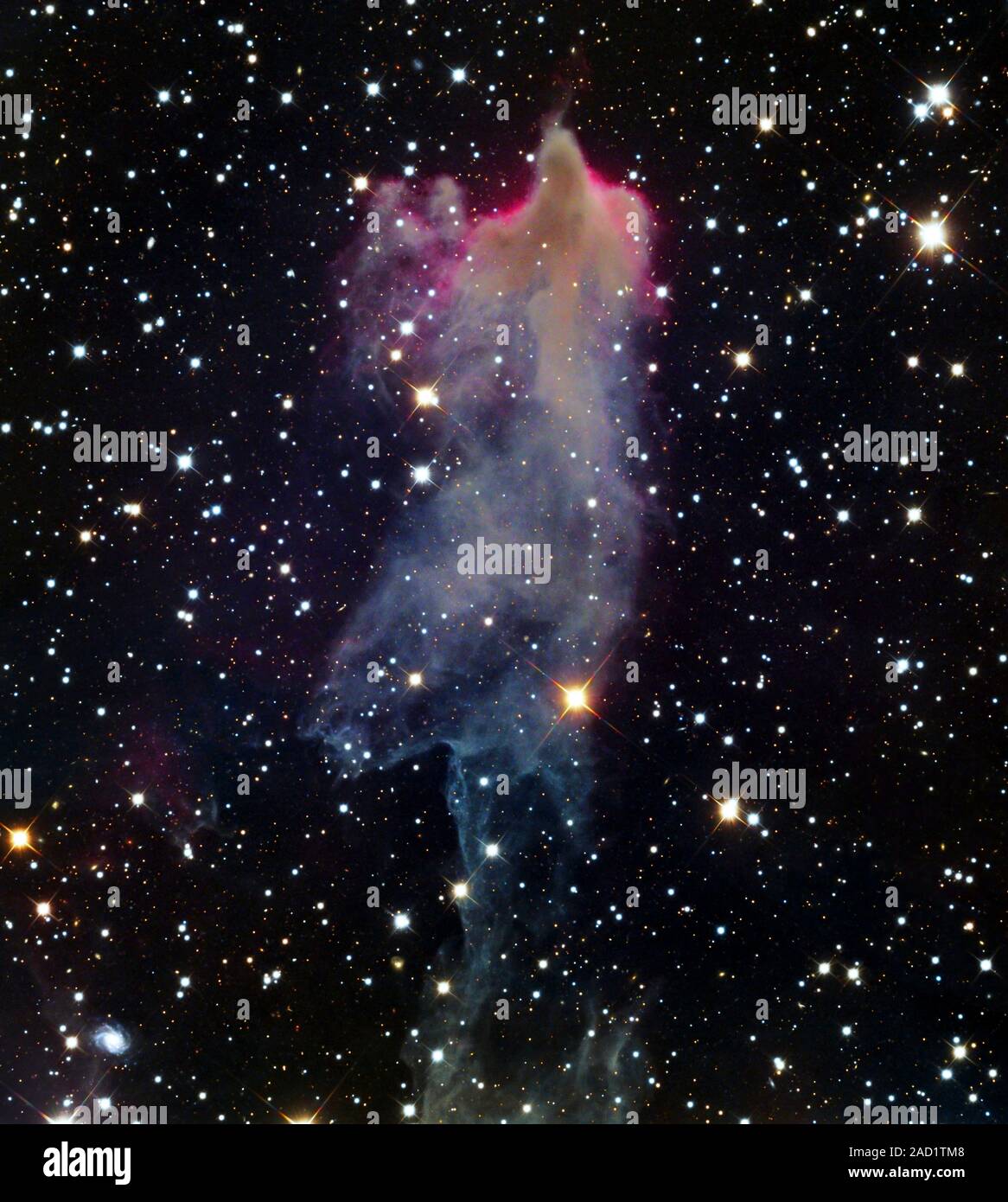 LBN 438 nebula. Mosaic optical image of the dusty LBN 438 nebula ...