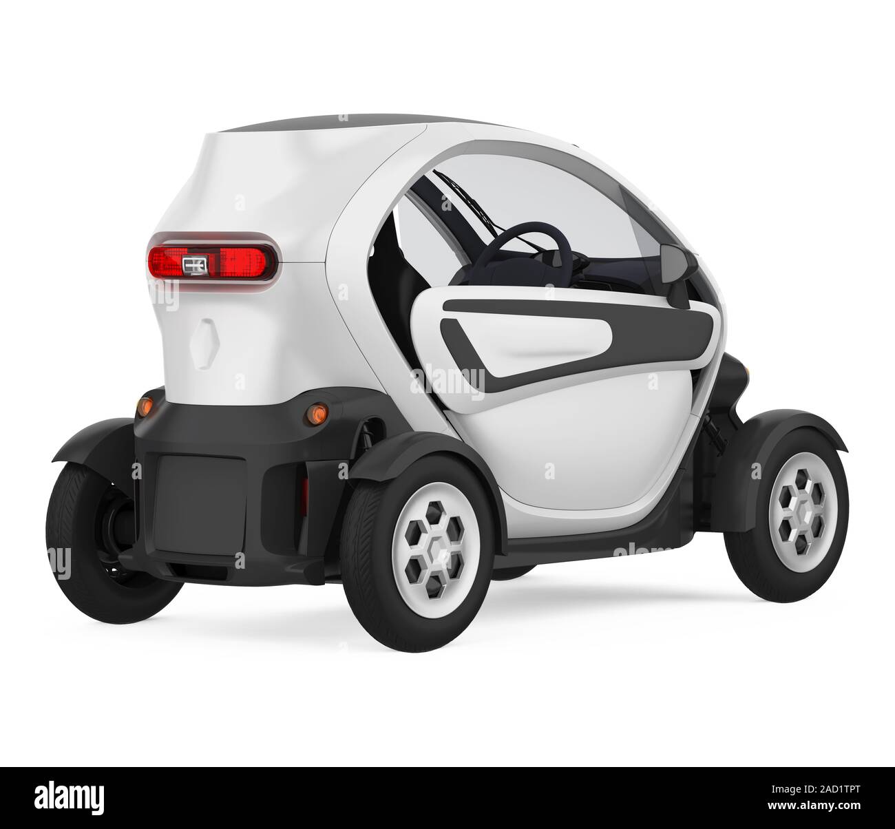 Electric Quadricycle Isolated Stock Photo - Alamy