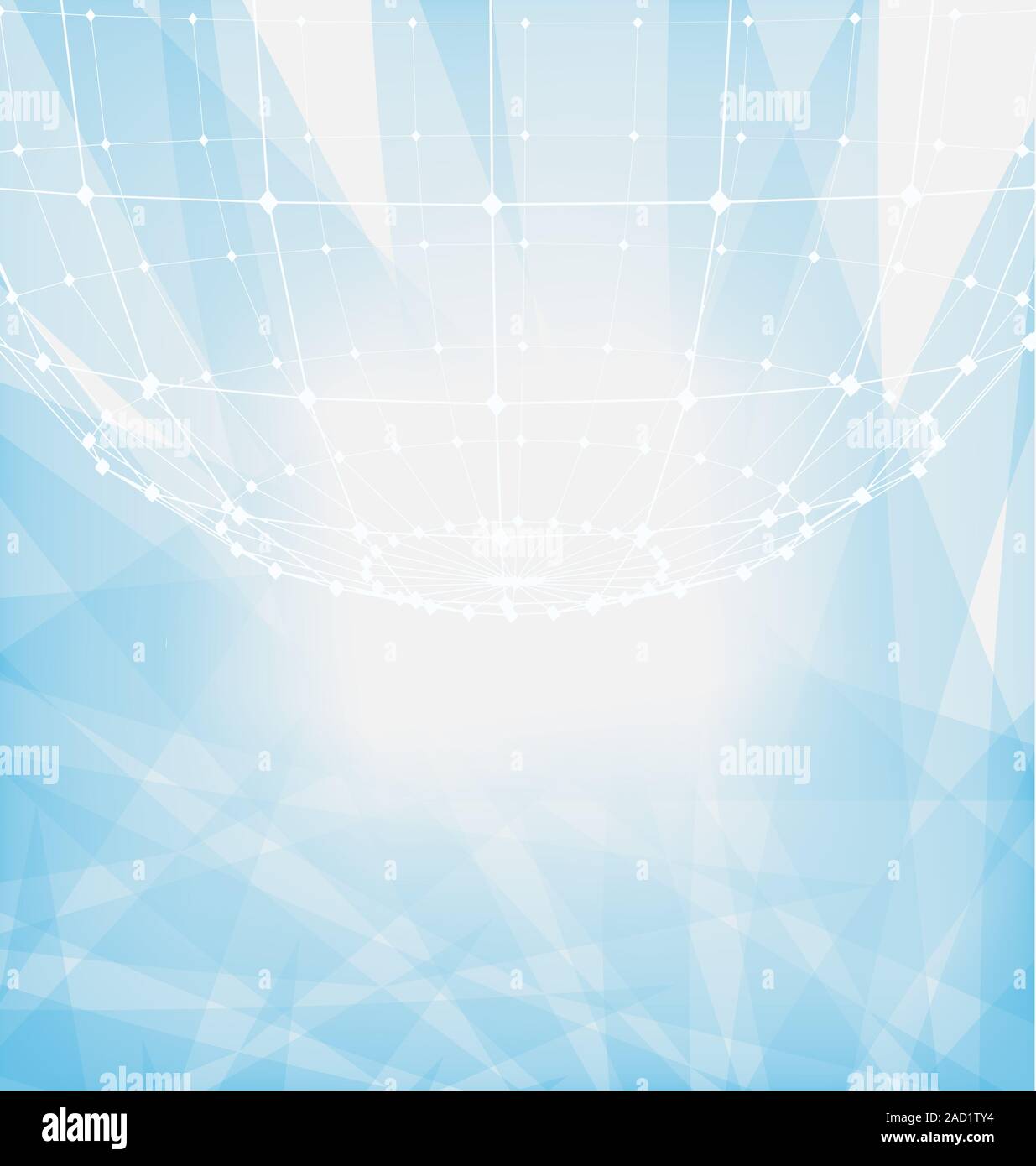 Abstract fractal sphere blue particles hi-res stock photography and ...