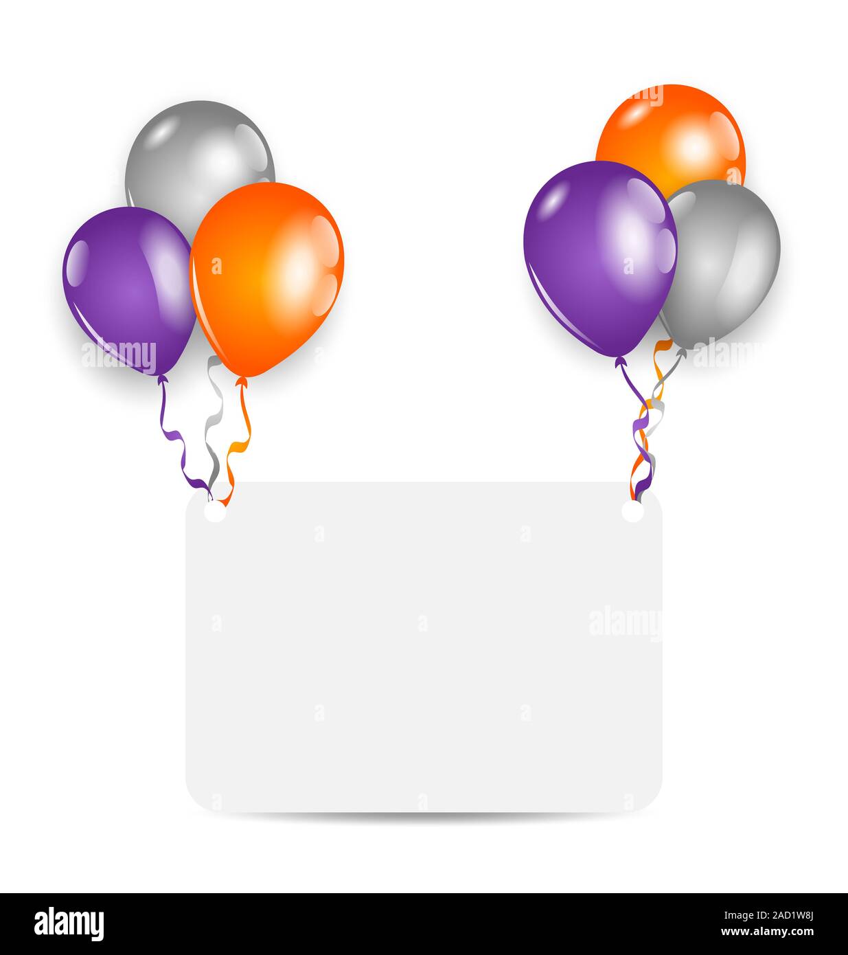 Happy halloween purple greeting Cut Out Stock Images & Pictures - Alamy