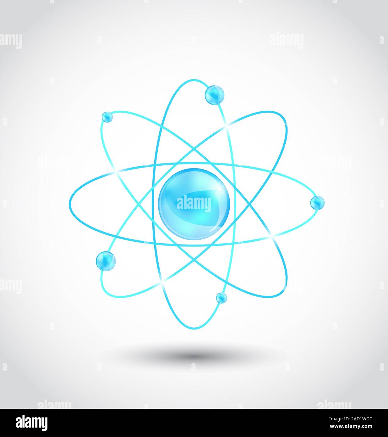 White atom hi-res stock photography and images - Alamy