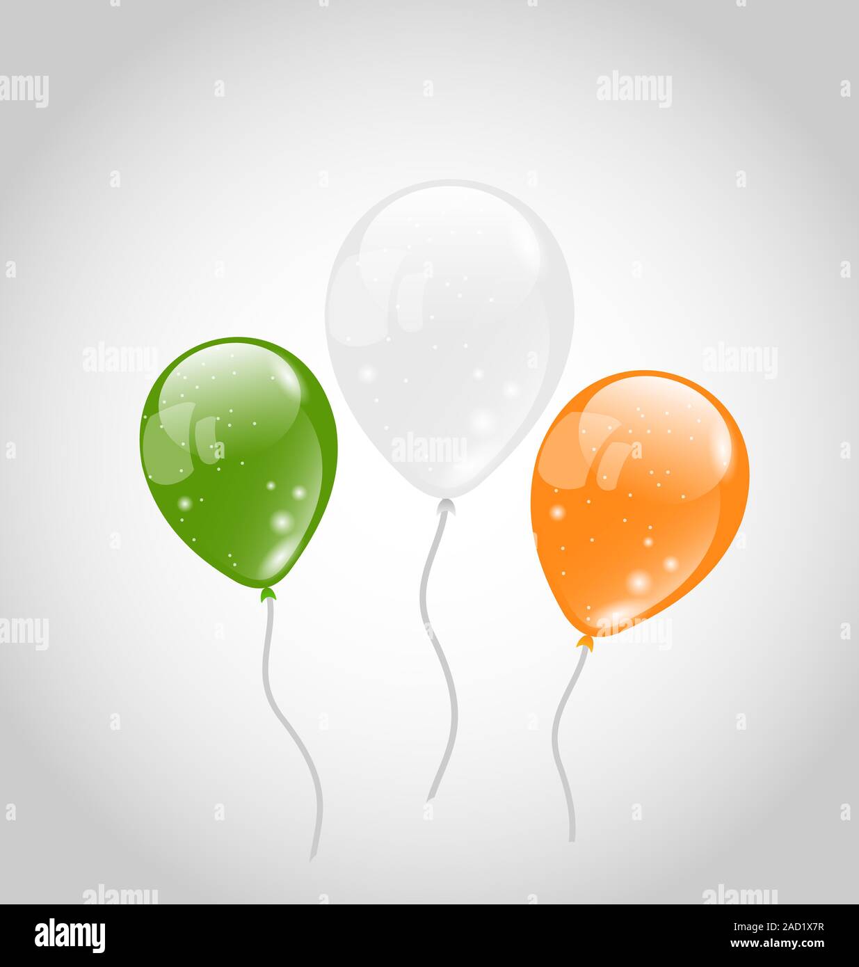 Irish colorful balloons for St. Patrick's Day Stock Photo - Alamy