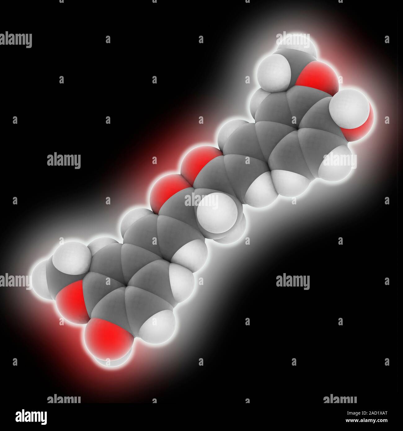Curcumin. Molecular model of the food colouring and food additive ...