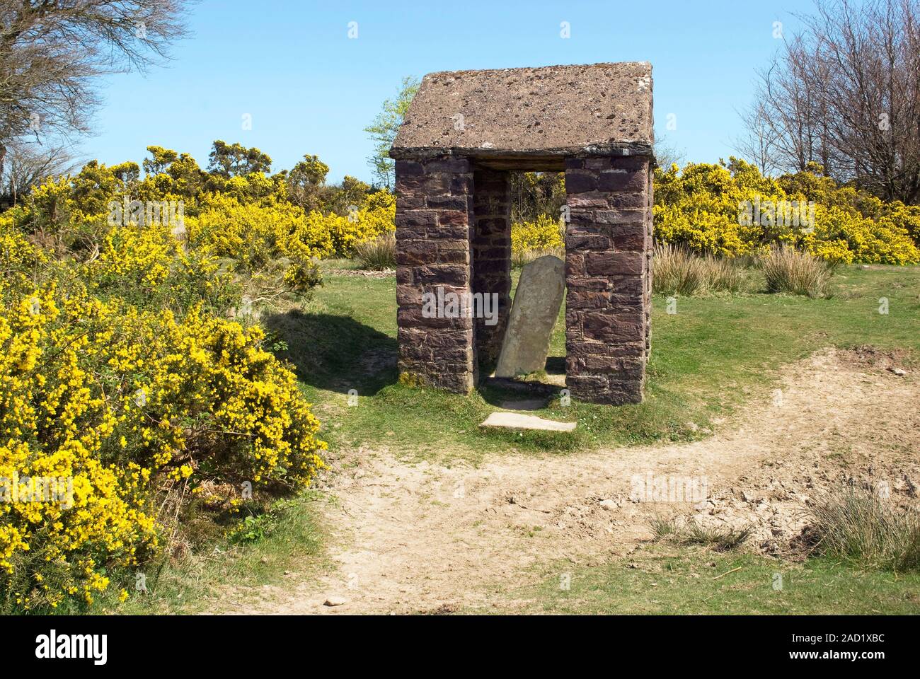 Caratacus stone. Winsford Hill, Exmoor, Somerset. Caratacus was a first ...