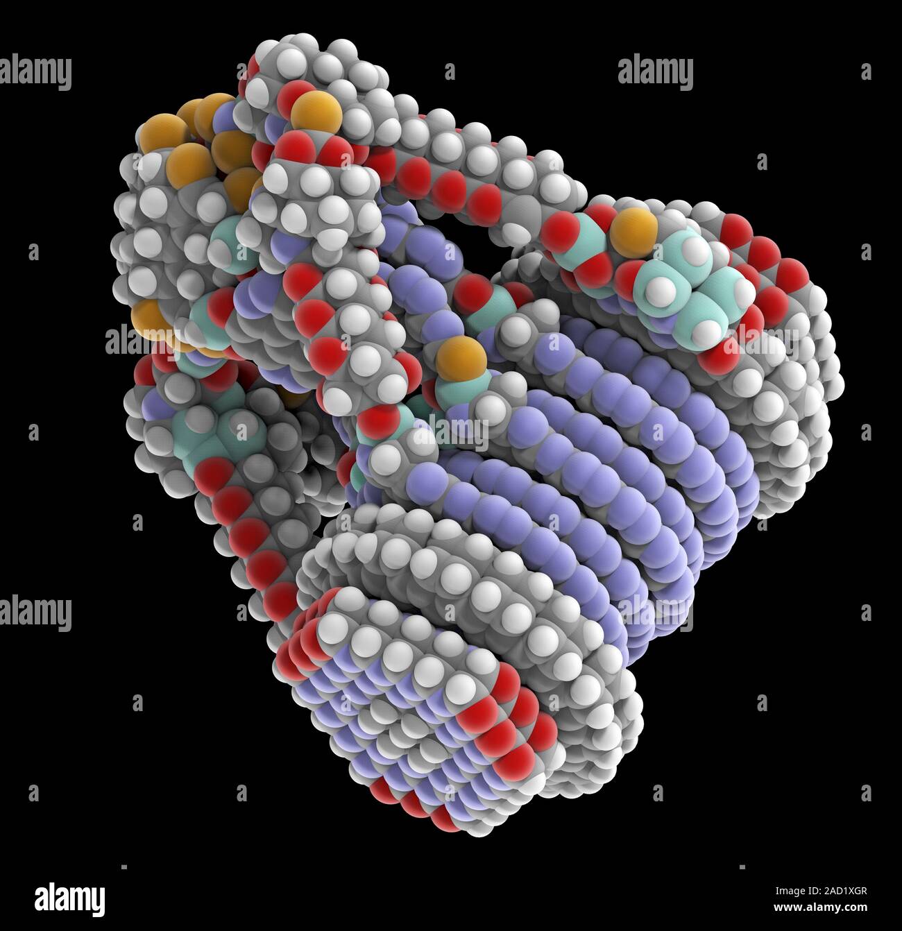 Representation of a atomic structure of a molecular-scale fine-motion ...