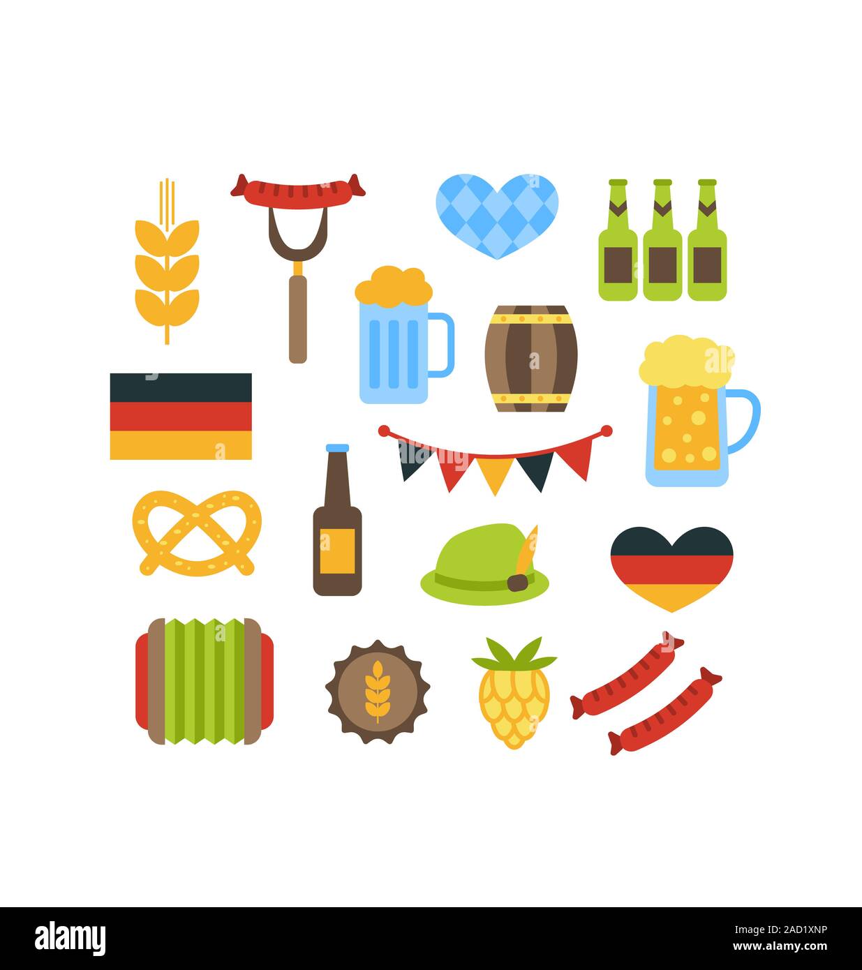 Oktoberfest elements hi-res stock photography and images - Alamy
