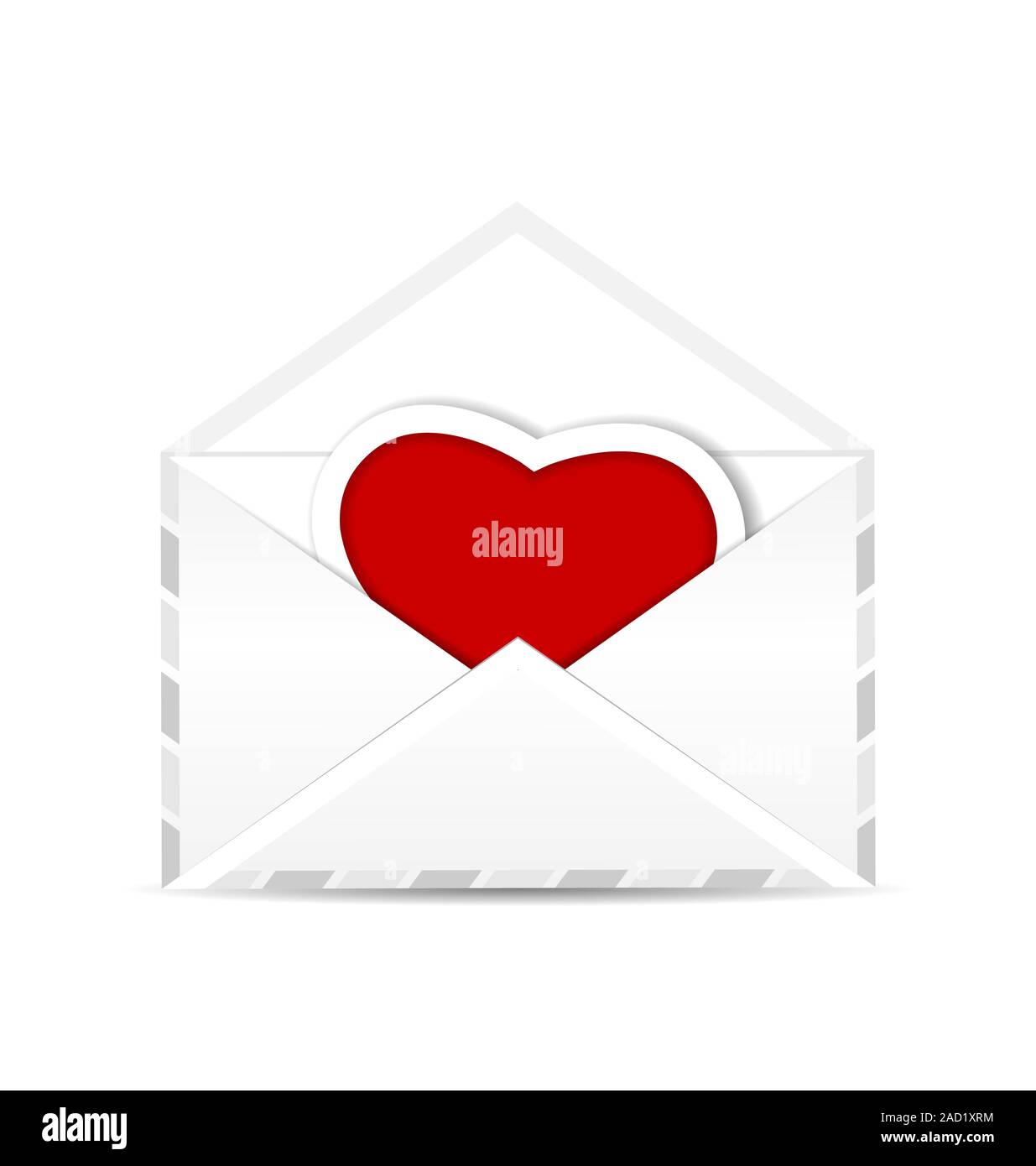 Red envelope design Cut Out Stock Images & Pictures - Alamy