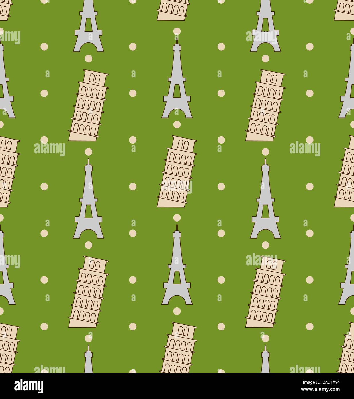 Travel italy pattern landmarks hi-res stock photography and images - Alamy