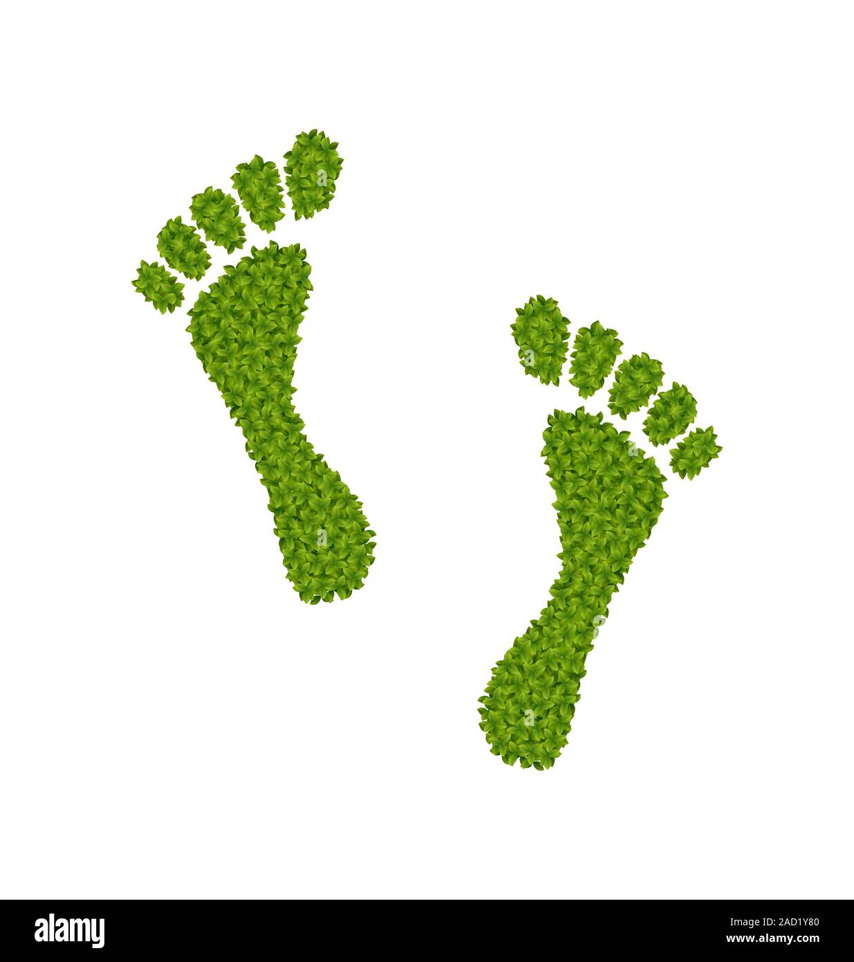 White footsteps Cut Out Stock Images & Pictures - Alamy