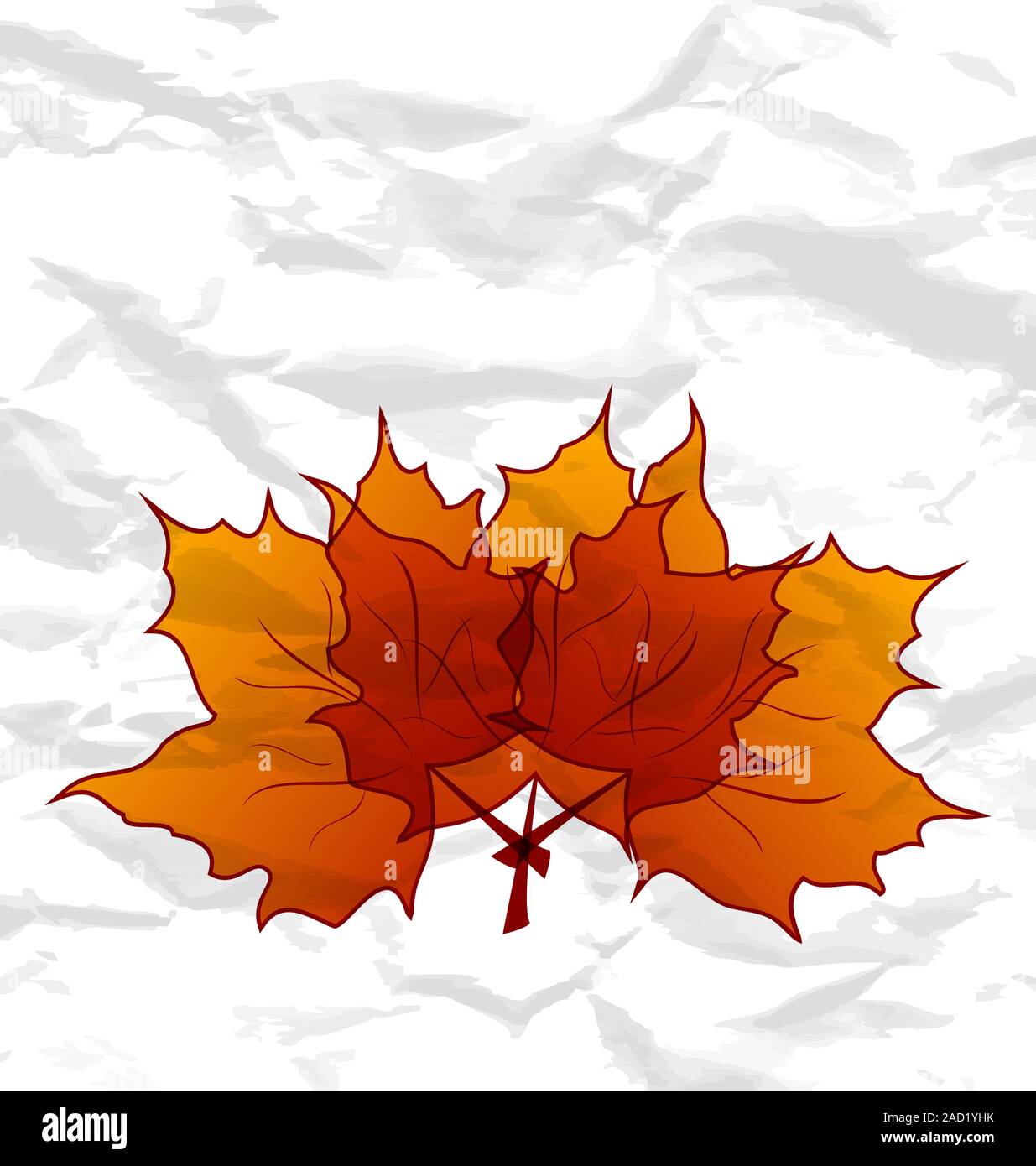 Autumnal maple leaves, crumpled paper texture Stock Photo - Alamy