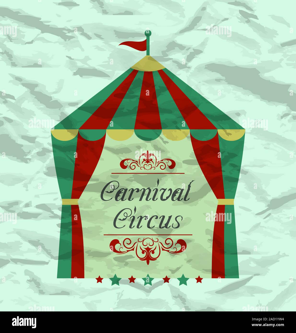 Vintage circus poster for your advertising Stock Photo - Alamy