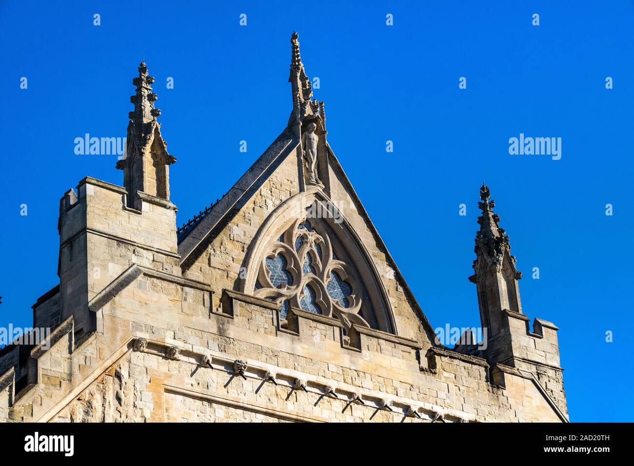 Detail of the Upper Architecture of Exeter Cathedral’s West Front ...