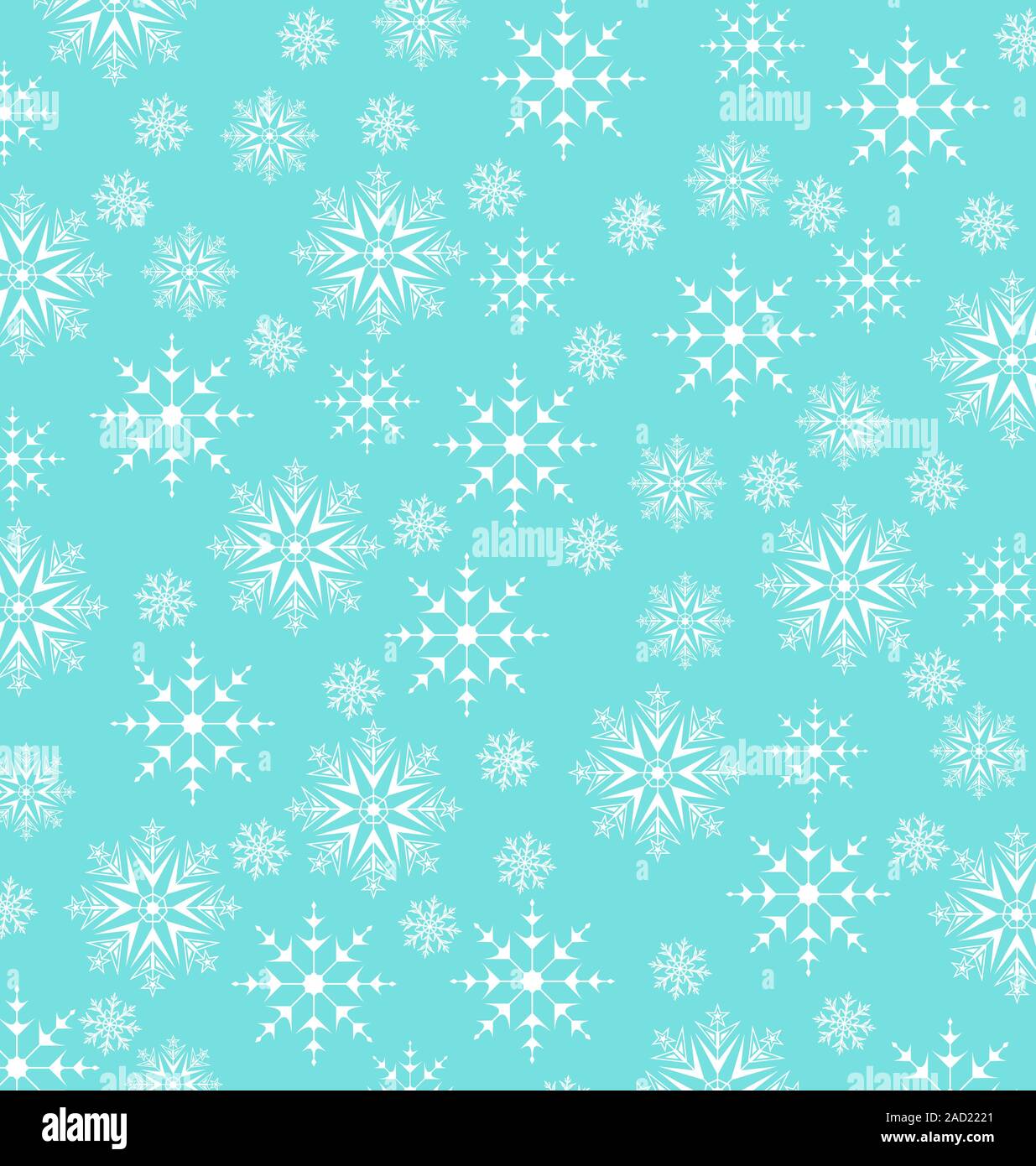 Christmas blue wallpaper, snowflakes texture Stock Photo - Alamy