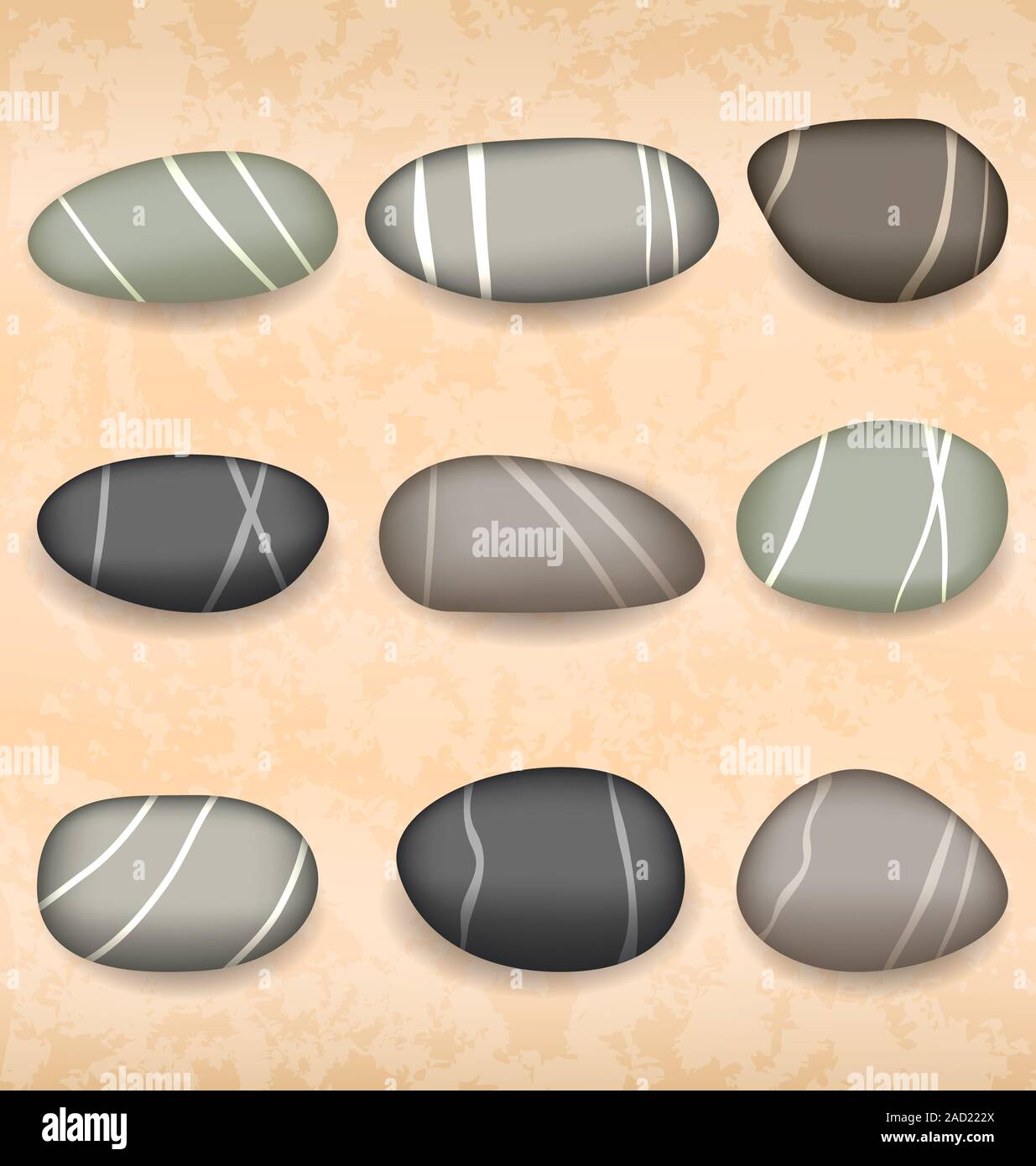 Collection of pebbles hi-res stock photography and images - Alamy