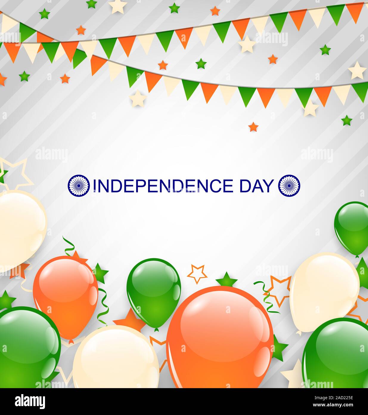 Indian Decoration in Traditional Tricolor of Flag Stock Photo - Alamy