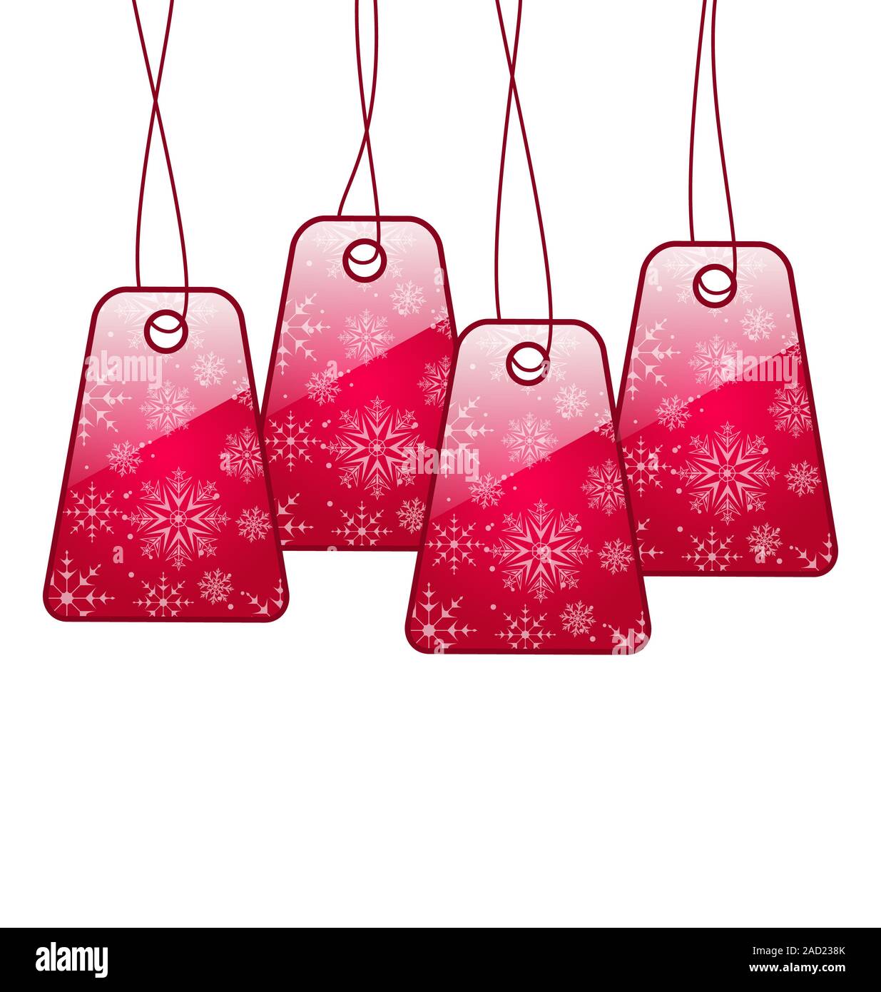 Shiny labels isolated on white background Stock Photo - Alamy