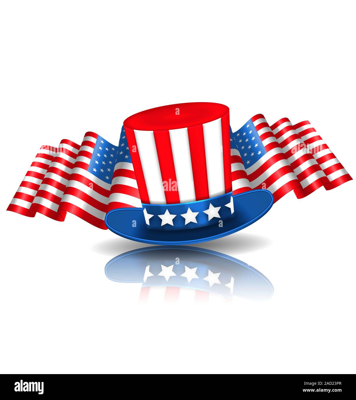 Festive Background in American National Colors Stock Photo - Alamy