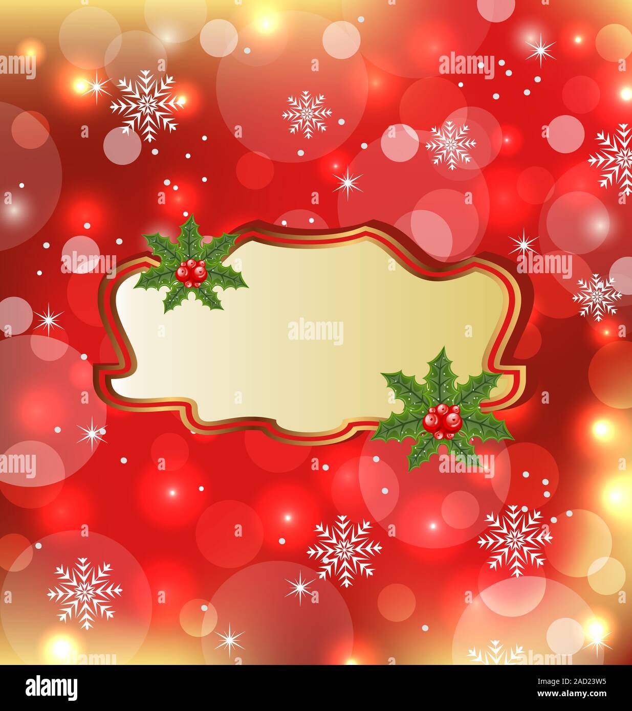 Red mistletoe design hi-res stock photography and images - Alamy