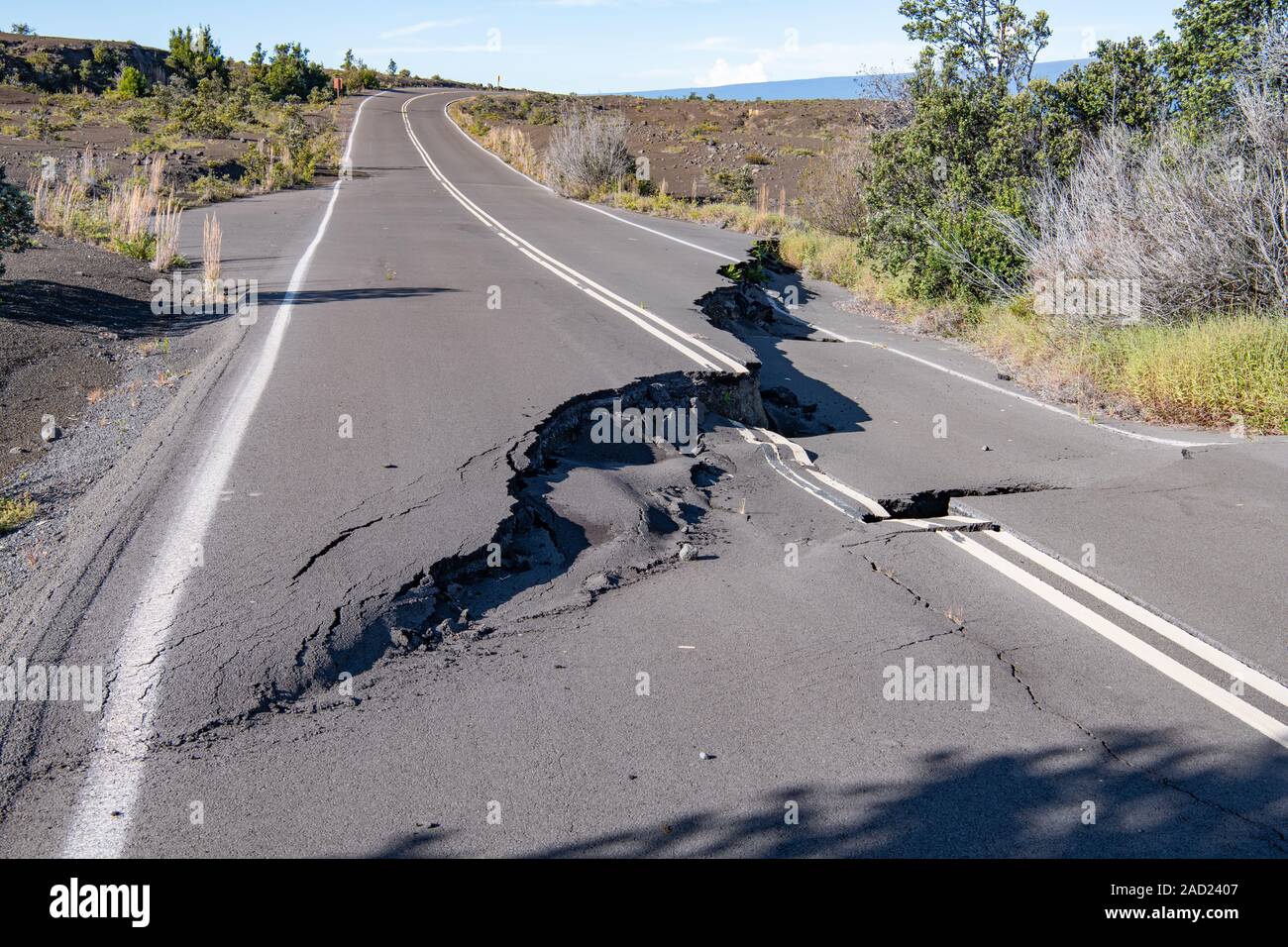 Earthquake fault line volcano hi-res stock photography and images - Alamy