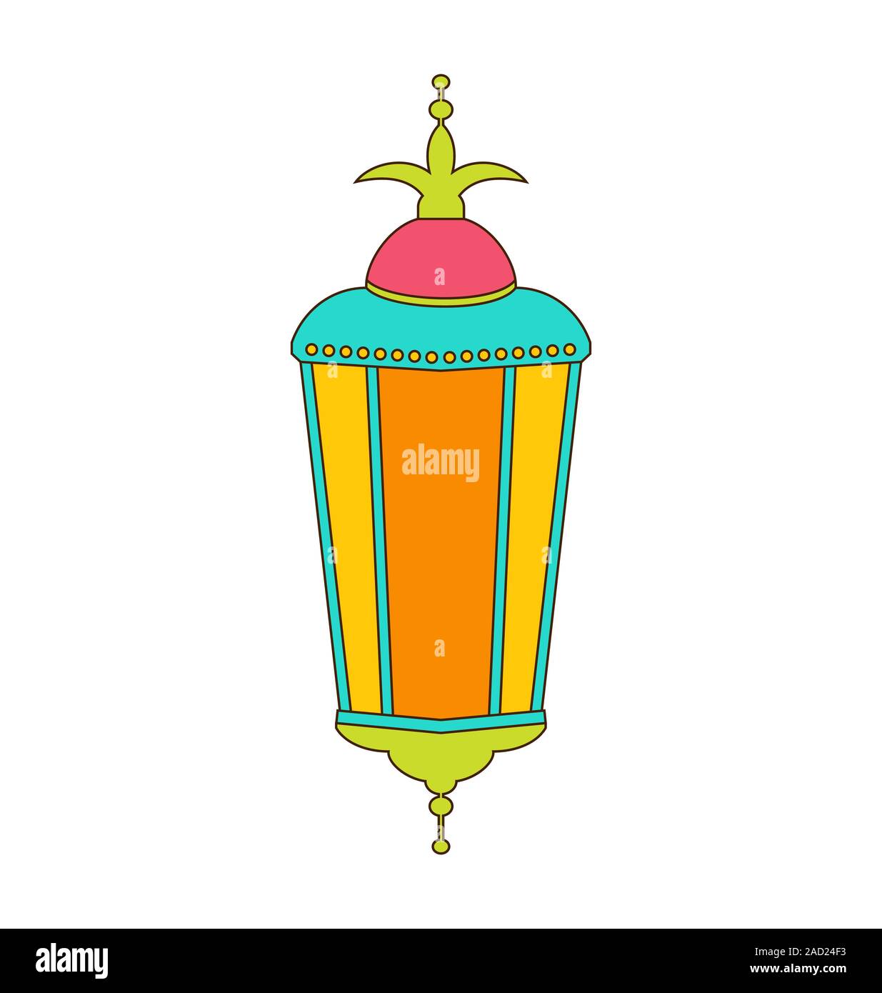 Arabic Colorful Lamp for Ramadan Kareem Stock Photo - Alamy