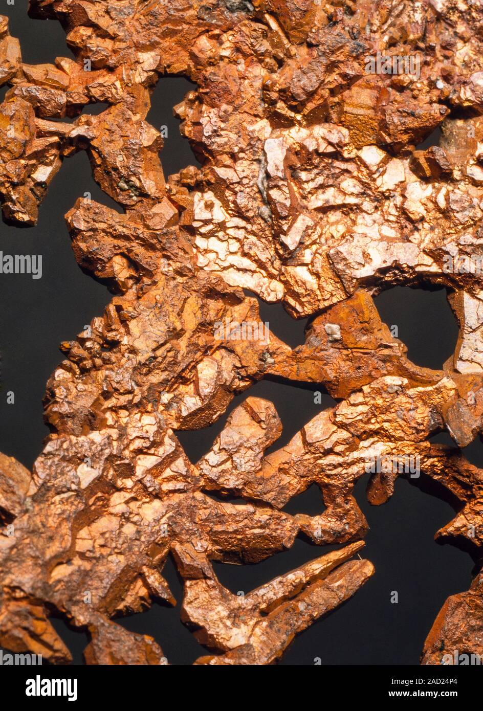 Naturally occuring native copper metal Stock Photo - Alamy