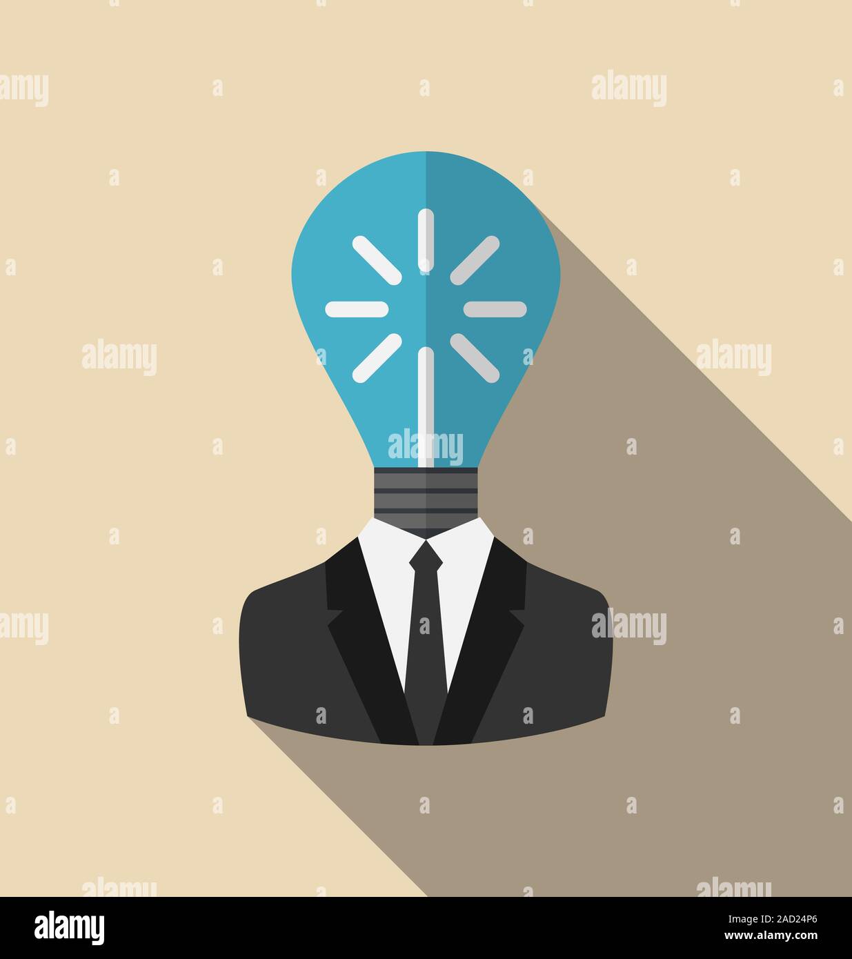 Concept Lamp of New Idea Stock Photo - Alamy