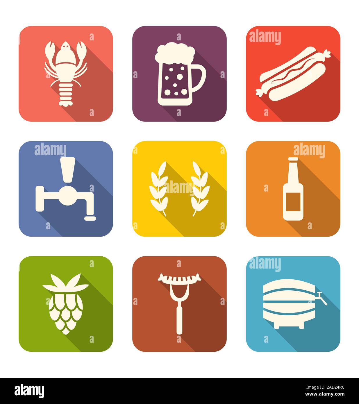 Beer snacks set fish Cut Out Stock Images & Pictures - Alamy