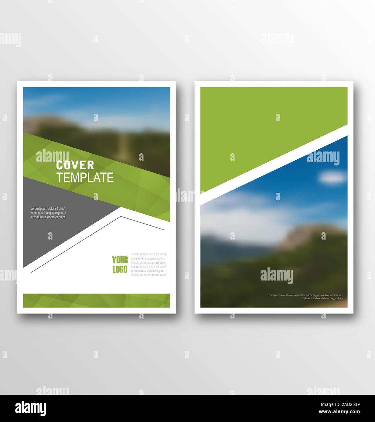 Abstract Cover Template, Design of Magazine or Newspaper Stock Photo ...