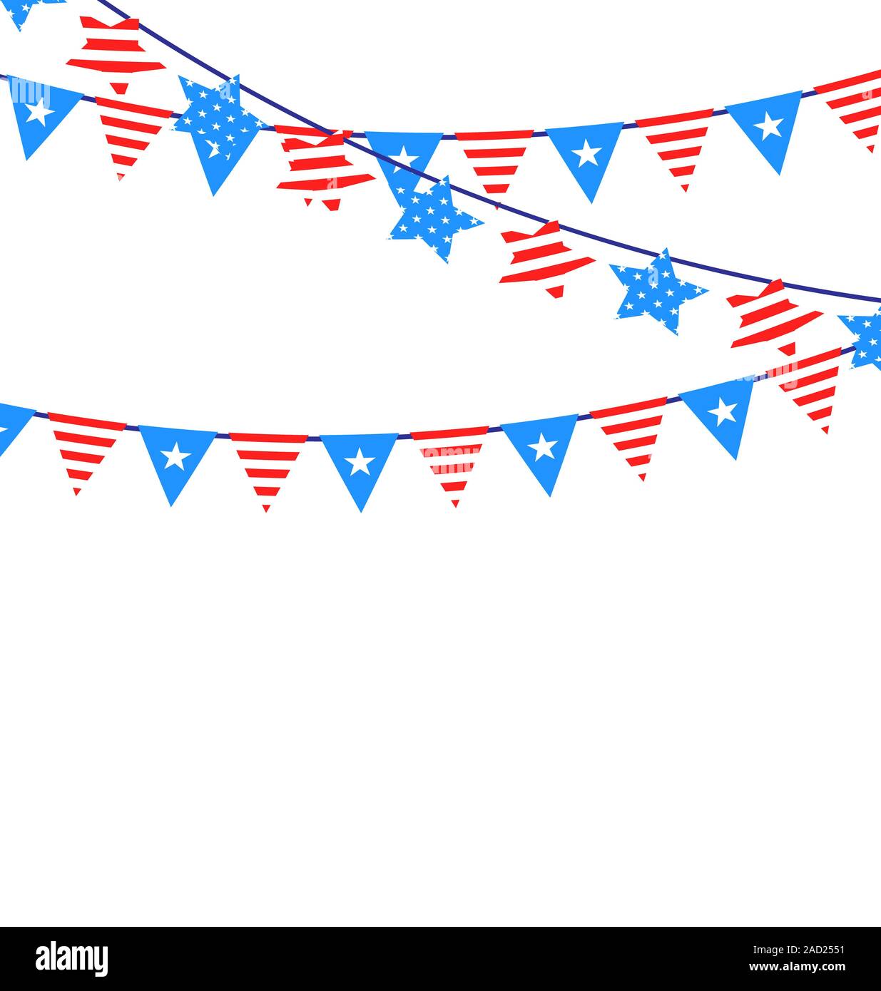Hanging Bunting Garlands in National Stock Photo - Alamy